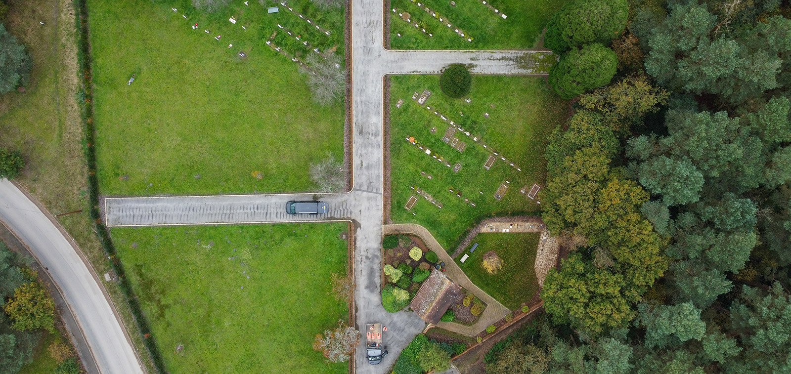 Bordon Military Cemetery Box Hedging Installation • Pine Ridge